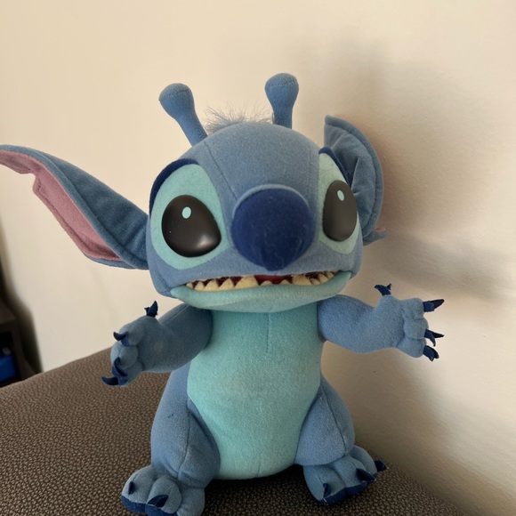 Toys | Disney Talking Stitch Alien Plush Rare | Poshmark